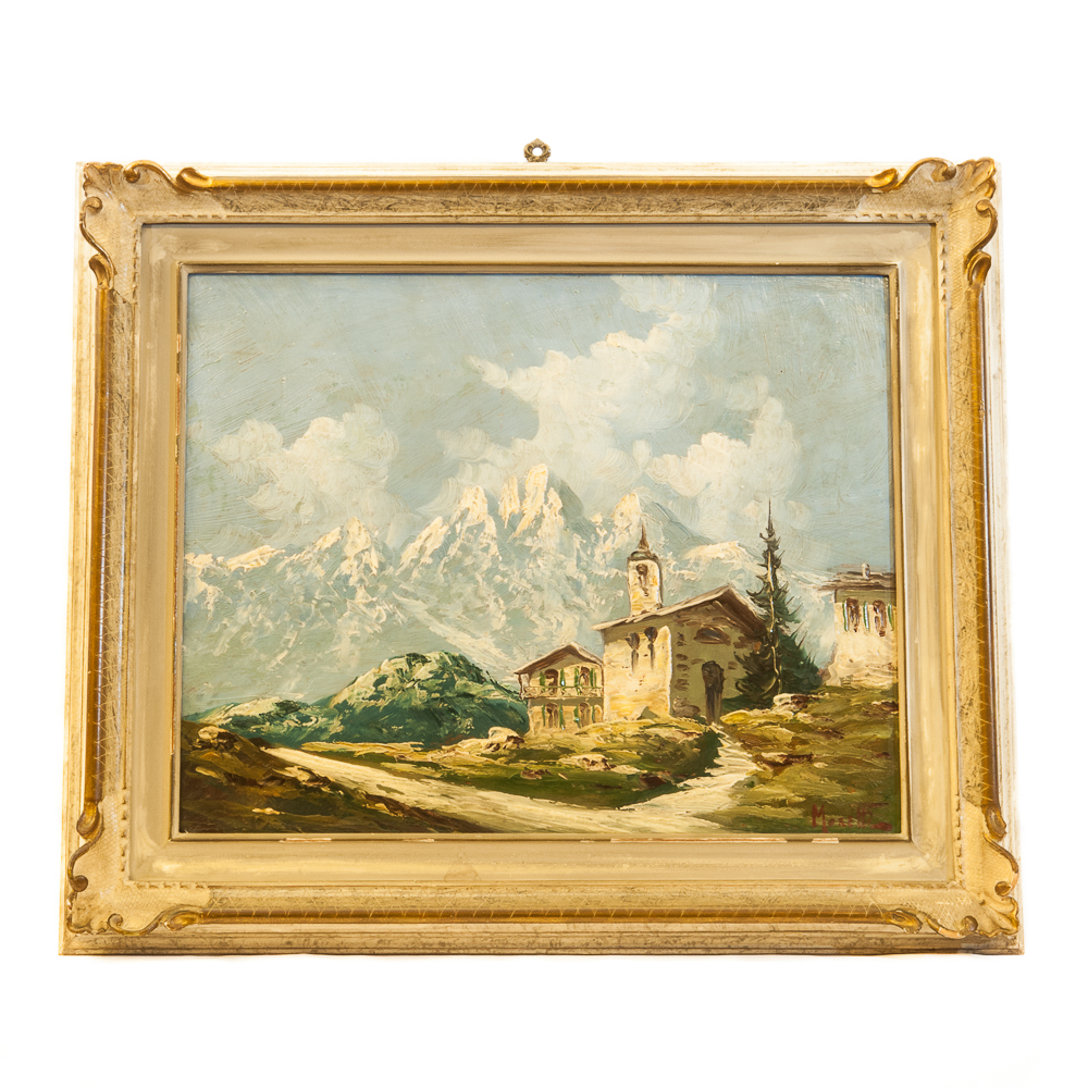 Oil on panel - Federico Morello - Italy 1920s - Dipinti antique on sale ...