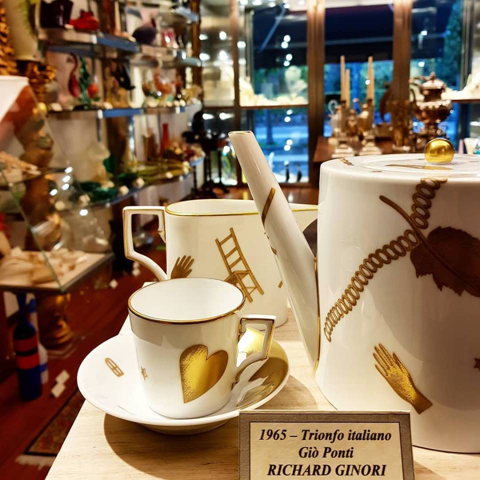 Servizio in porcellana "Trionfo italiano" - Gio Ponti - Richard Ginori ...