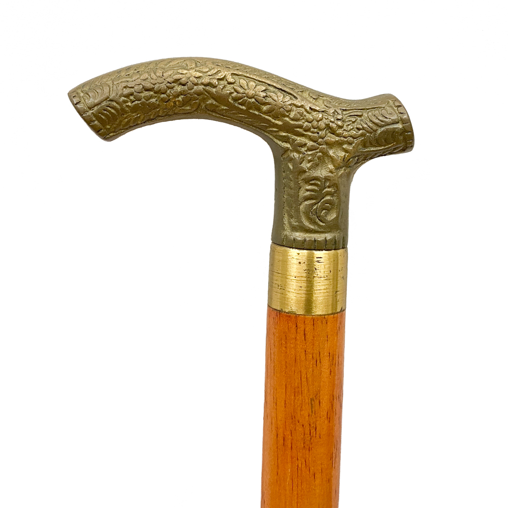 Walking stick in wood and metal - Italy 1930s - Various antique on sale ...