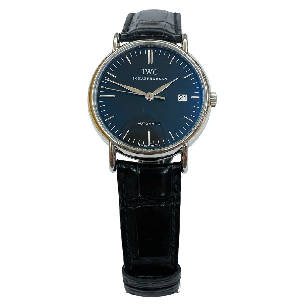 Steel wristwatch - IWC Schaffhausen - Switzerland - Clocks antique on ...